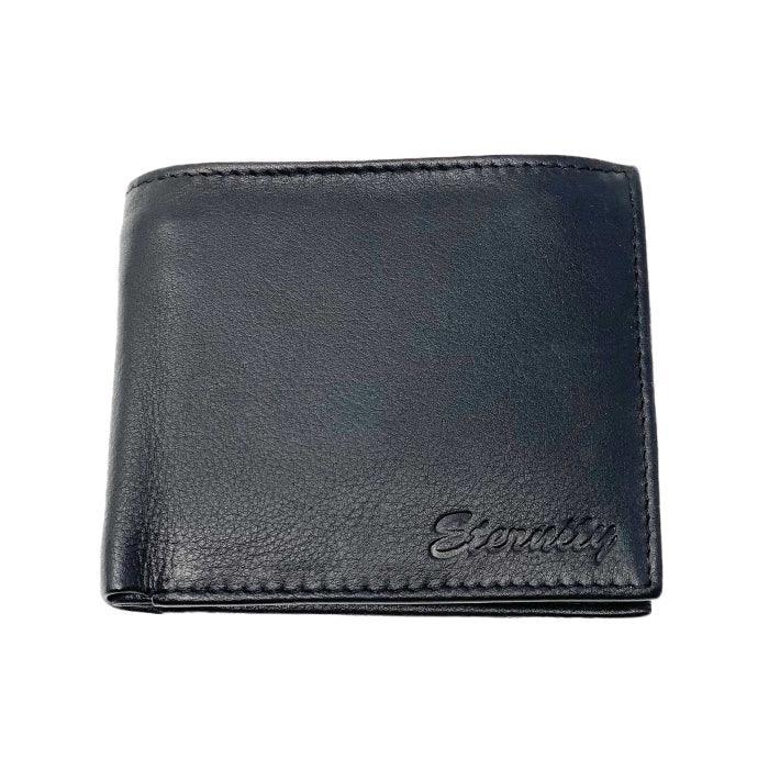 Shop Single Flap Wallet With ID Pocket - SKU: MW-SGI-607-Blk - Leather ...