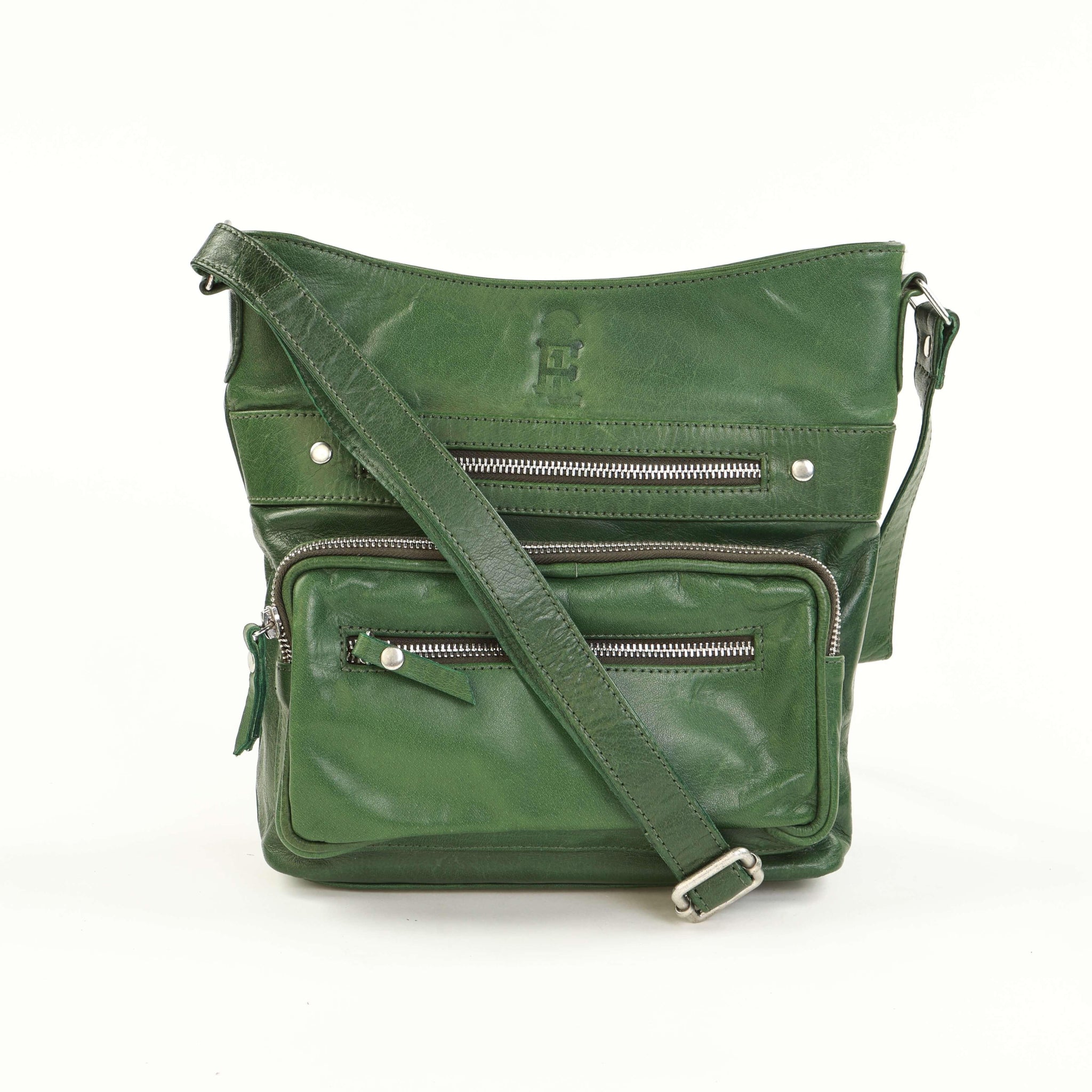 Shop Women's Leather Slim Crossbody Bag - SKU: LCB-3391-BLK - Leather ...