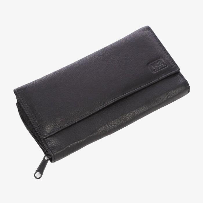 Shop Single Fold With Exterior Zipper women's Wallet - SKU: LW-2108-BLK ...
